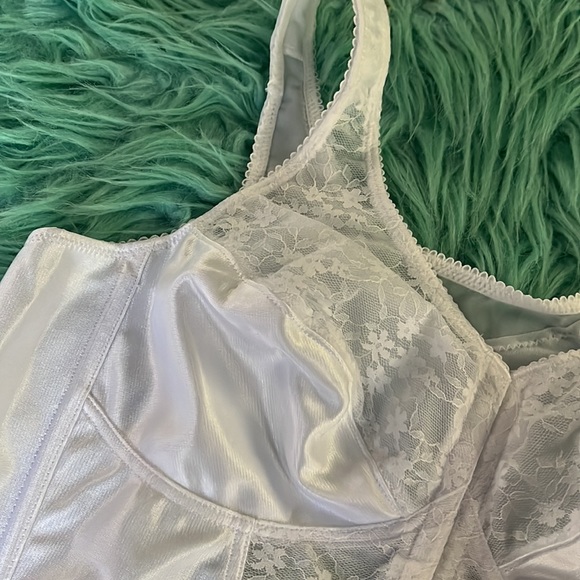 Exquisite Form | Intimates & Sleepwear | Long Line White Lace Bralette ...